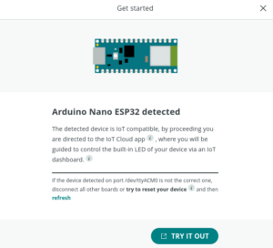 Créez votre premier objet connecté (IoT) avec Arduino Cloud