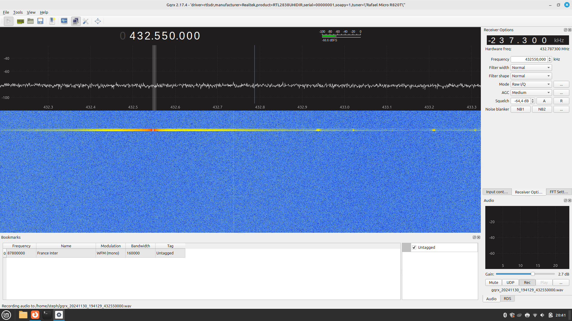 Introduction à la radio logicielle (Software Defined Radio)