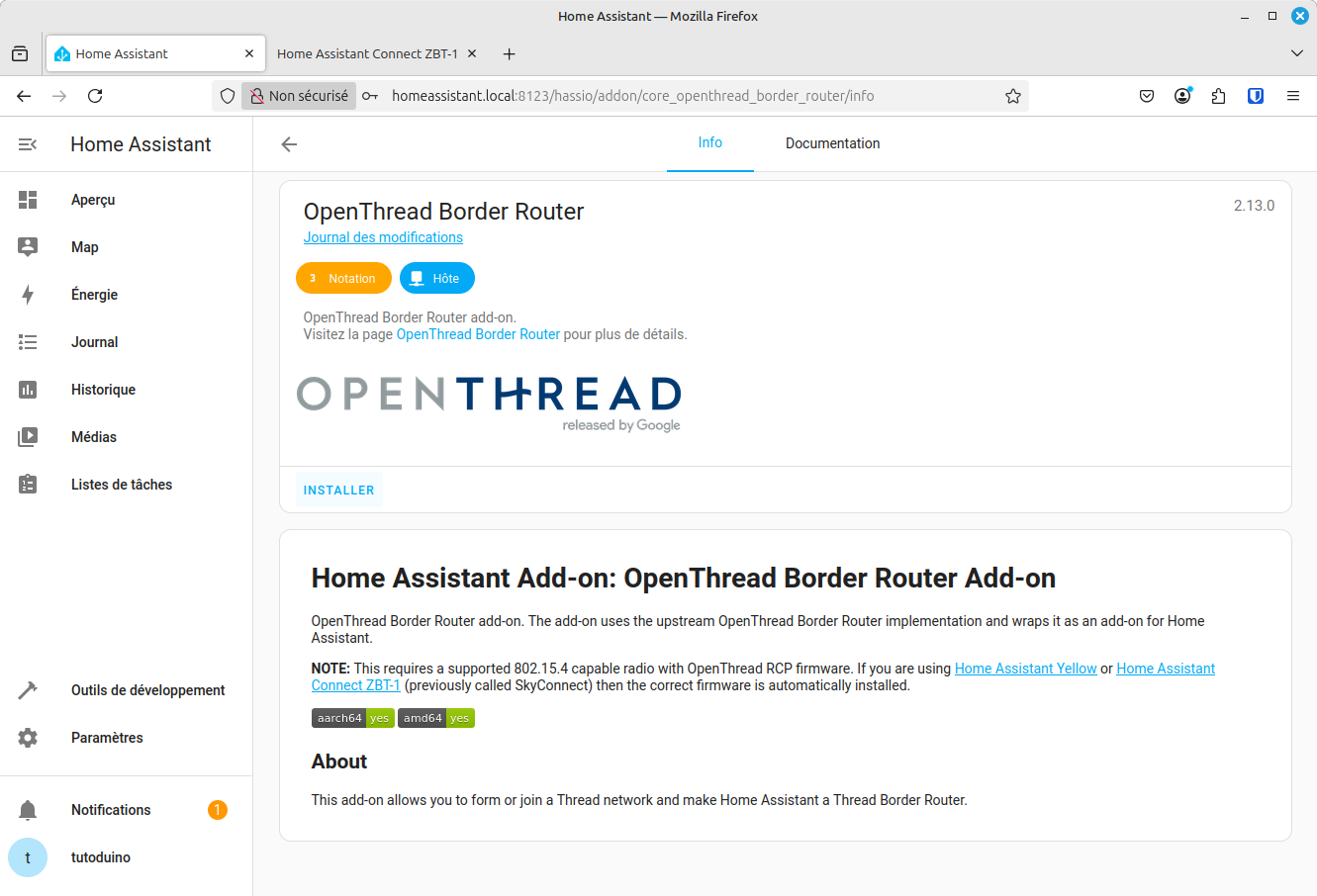 Intégrer un appareil Matter (Wi-Fi et Thread) dans Home Assistant