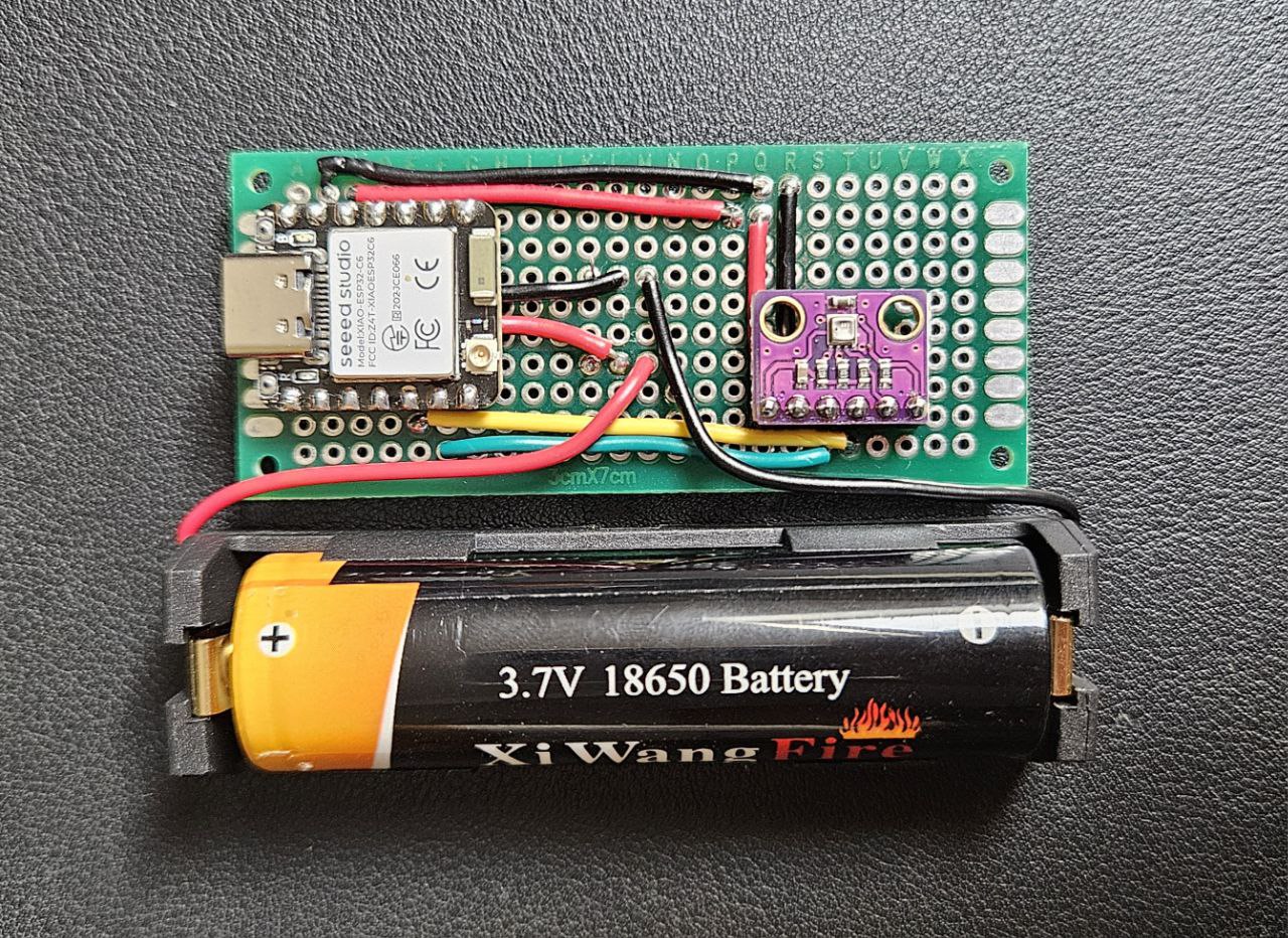 ESP32-C6 Temperature Sensor with ESPHome