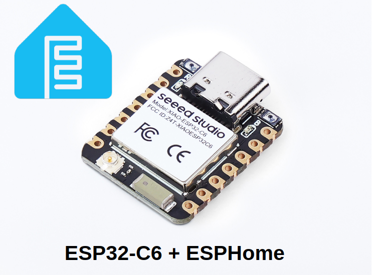 ESP32-C6 Temperature Sensor with ESPHome