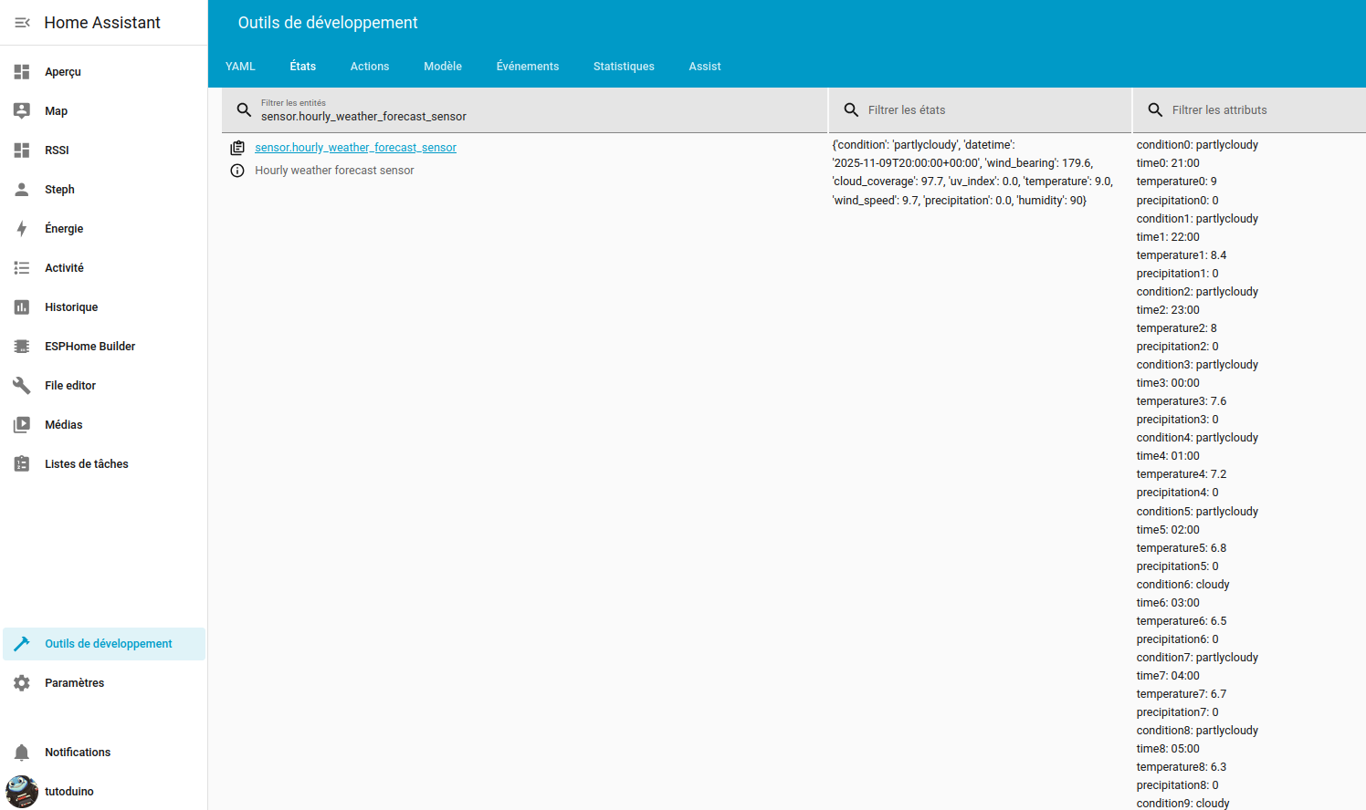 Home Assistant weather forecast on reTerminal E1001